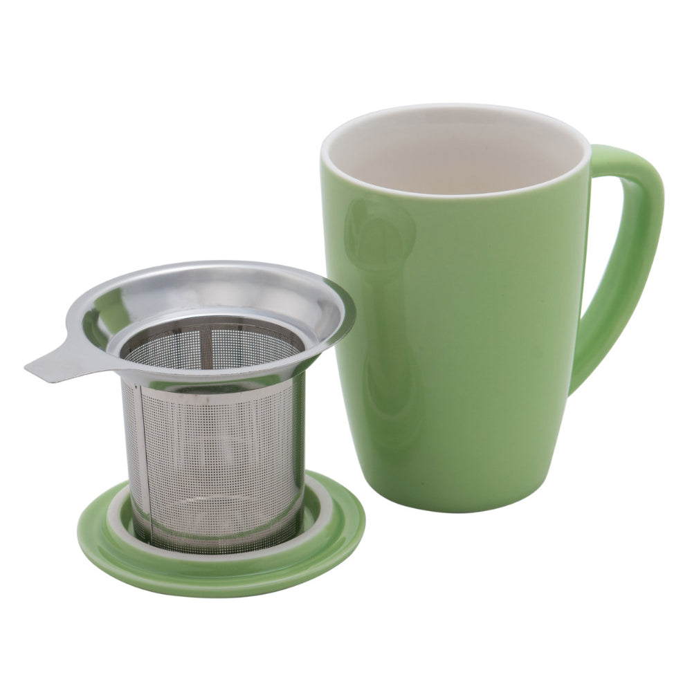 Ceramic Infuser Mug - Green – Glenburn Fine Tea